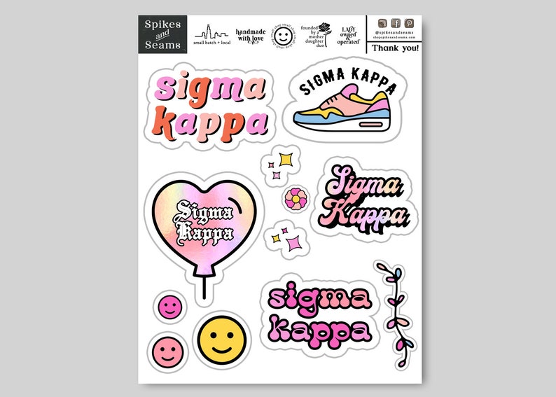 Alpha Epsilon Phi Stickers Sorority Recruitment Sorority | Etsy