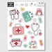 Nurse Sticker Pack, Medical, Sticker Sheet, Quote Stickers, Word ...
