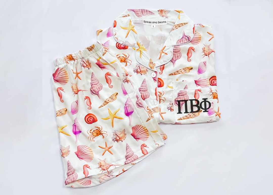 GREEK LETTERS | Pi Beta Phi Pajamas, Pi Phi, Sorority Pajamas, Beach ...