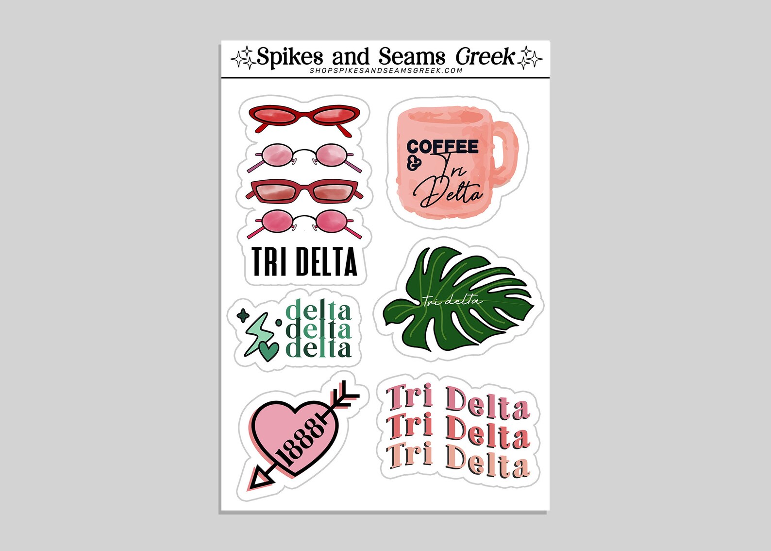 Delta Zeta Stickers Sorority Recruitment Sorority Stickers | Etsy