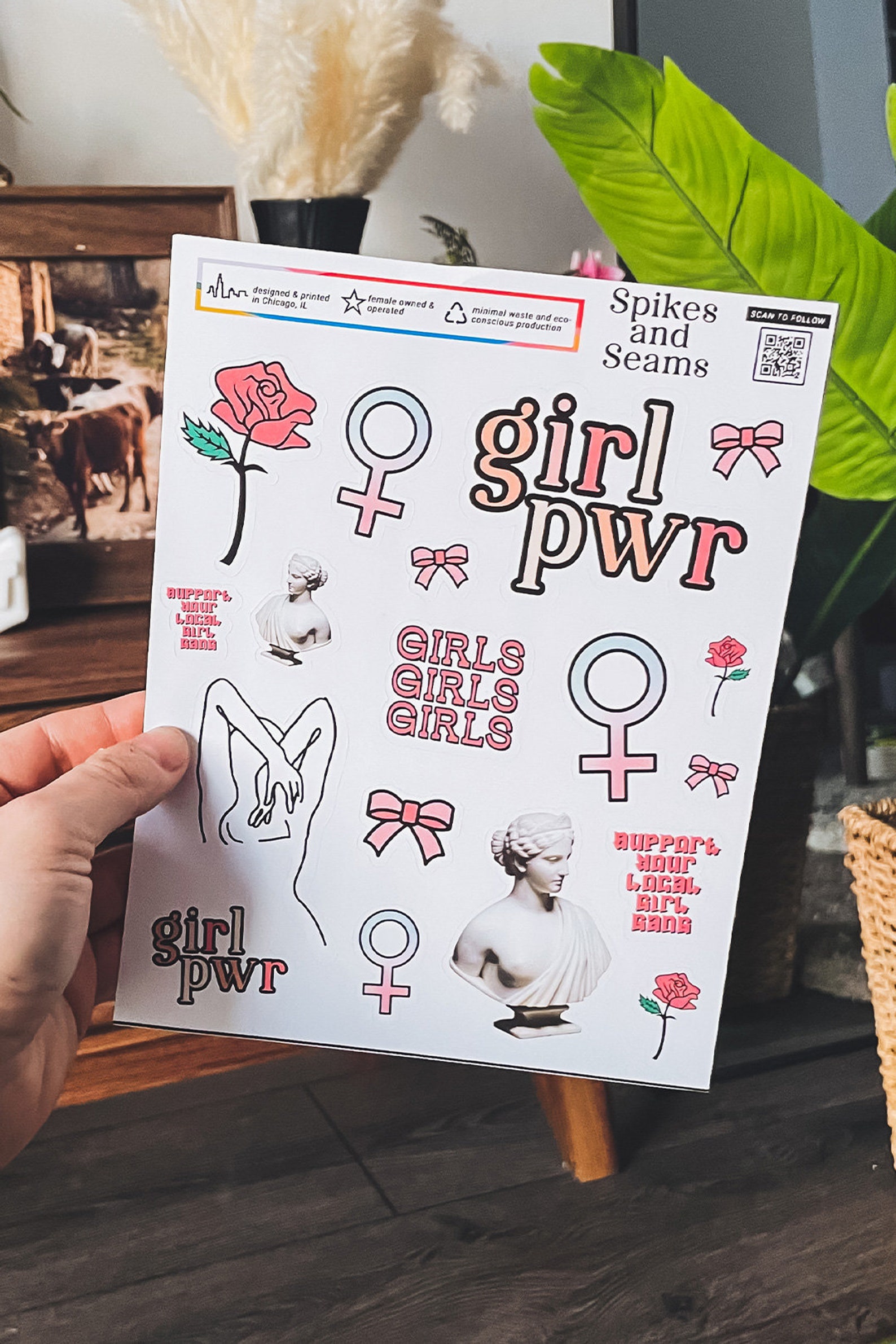 Girl Power Sticker Pack Aesthetic Internet Stickers Quote - Etsy