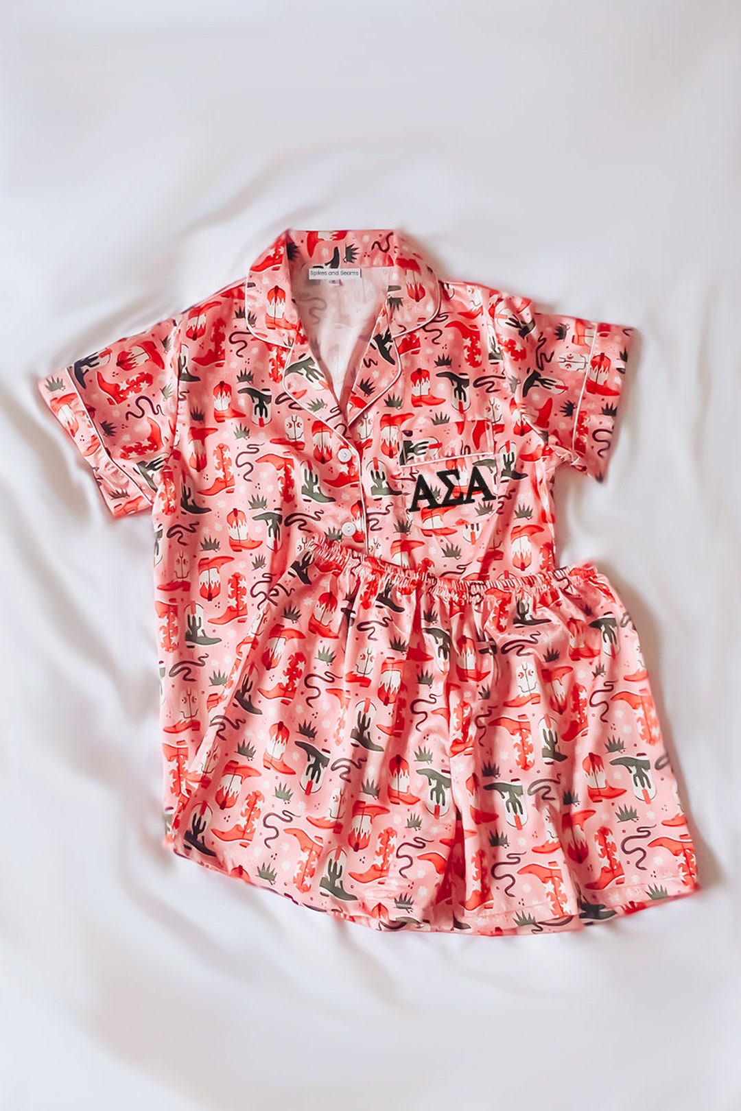 Alpha Sigma Alpha, Alpha Sigma, Sorority Pajamas, Western Pajamas, Bid ...