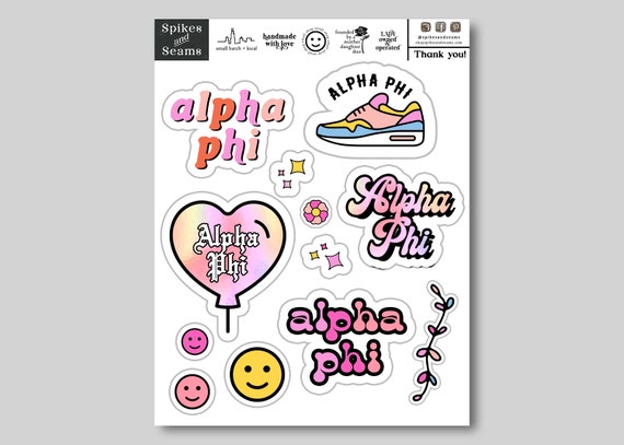 Alpha Phi stickers Aphi stickers sorority stickers sorority | Etsy