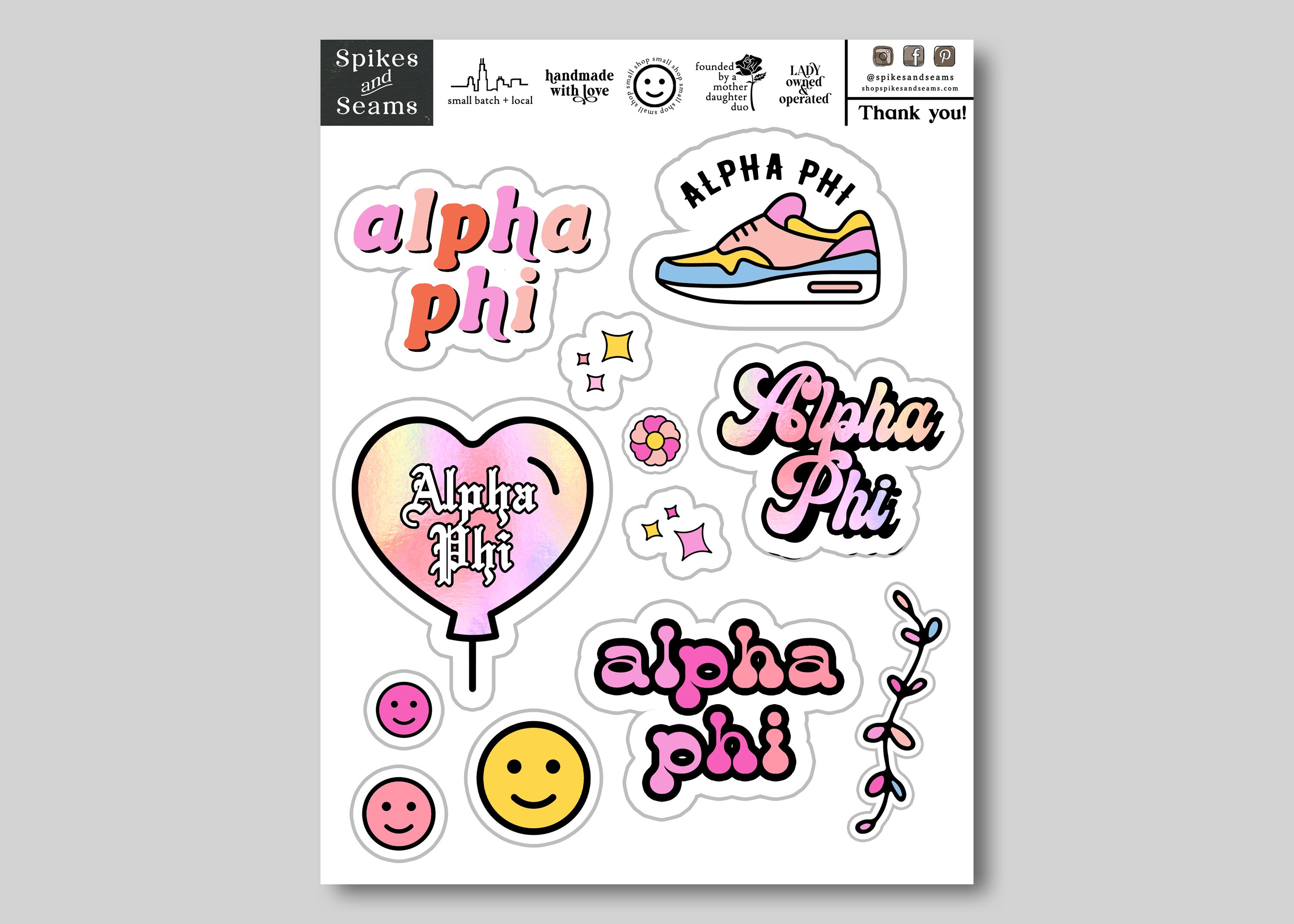 Alpha Phi stickers Aphi stickers sorority stickers sorority | Etsy