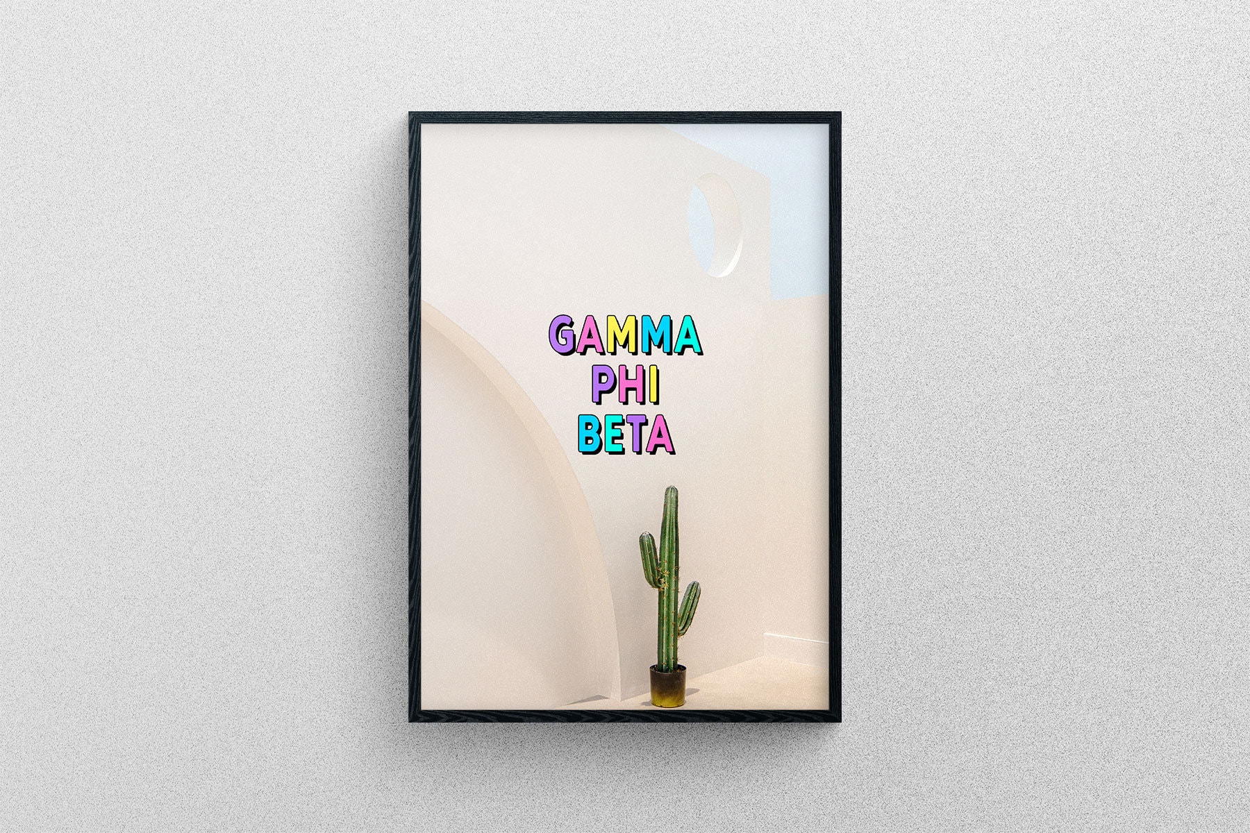 Gamma Phi Beta Art Prints Collage Kit Gphi Sorority Art | Etsy