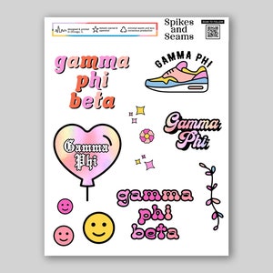 Alpha Epsilon Phi Stickers, Sorority Recruitment, Sorority Stickers ...