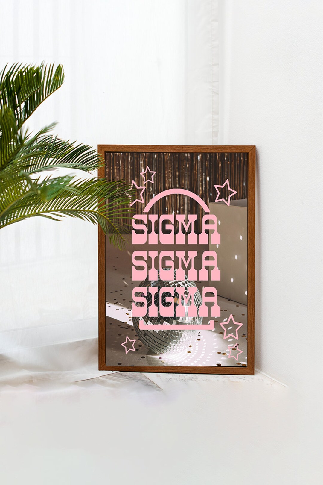 Tri Sigma Art Print, Sigma Sigma Sigma Merch, Sorority Art, Photo ...