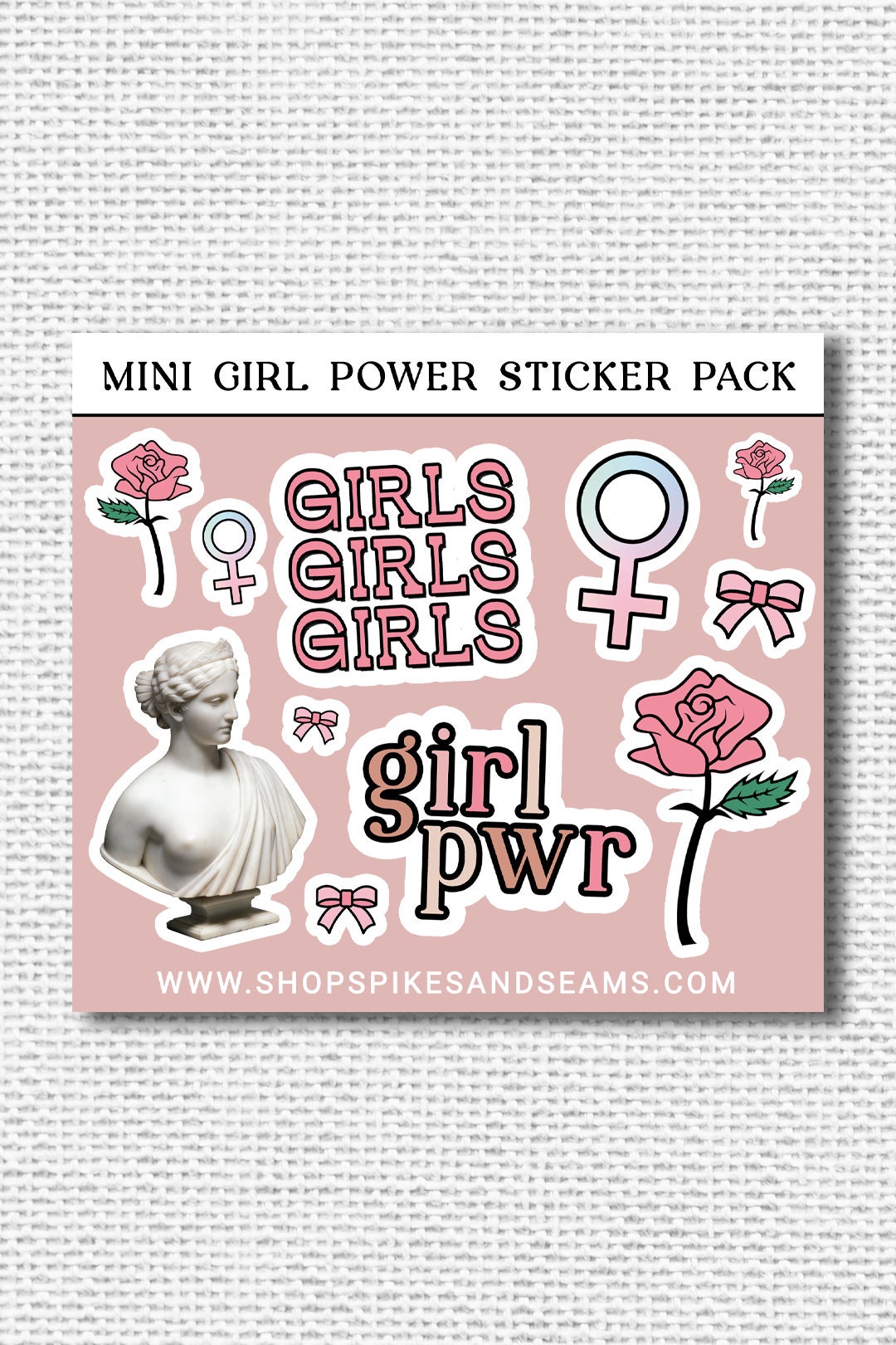 Girl Power Sticker Pack, Aesthetic, Internet Stickers, Quote Stickers ...