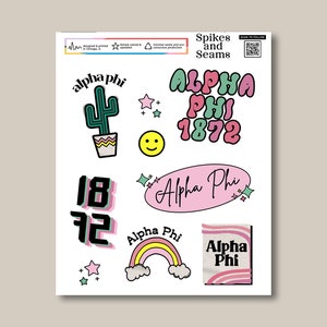 Alpha Epsilon Phi Stickers, Sorority Recruitment, Sorority Stickers ...