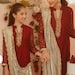Pakistani Mommy and Me Ruby Red Eid Ramadan Outfit Shakwar Kameez - Etsy