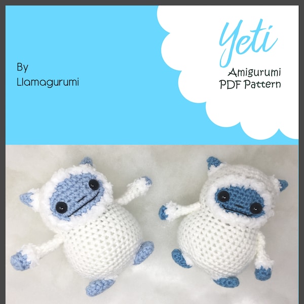 Crochet Yeti Pattern - Etsy