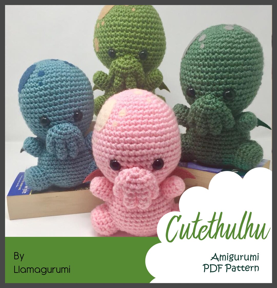 Cthulhu Amigurumi Pattern (cutethulhu!) - Etsy