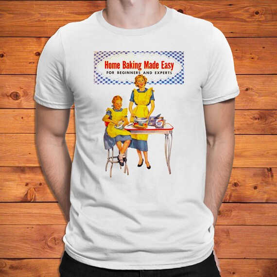 Vintage Home Baking Made Easy Poster Mom and Daughter Retro Ad | Etsy