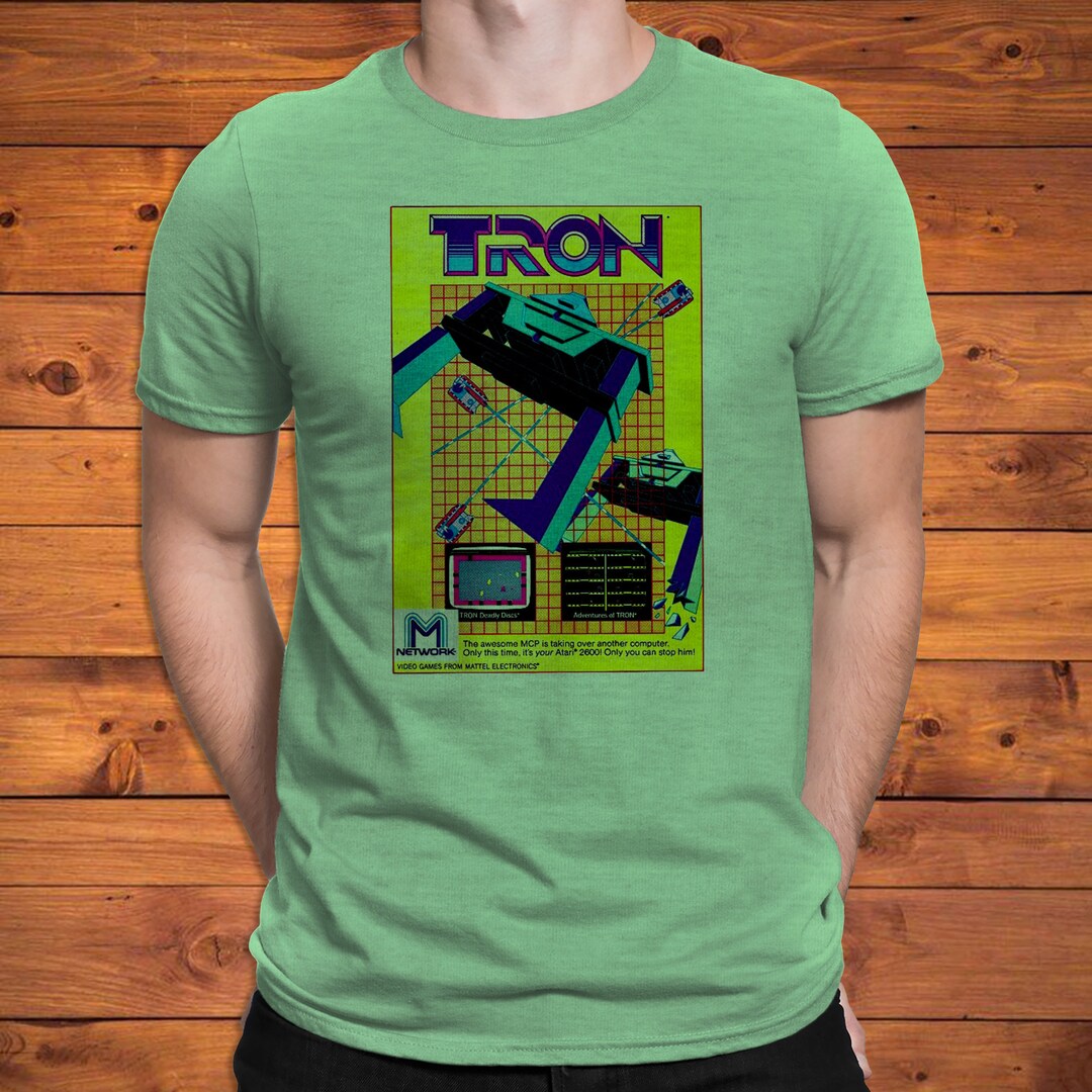 Vintage Unofficial Tron Arcade Game Retro Poster - Etsy