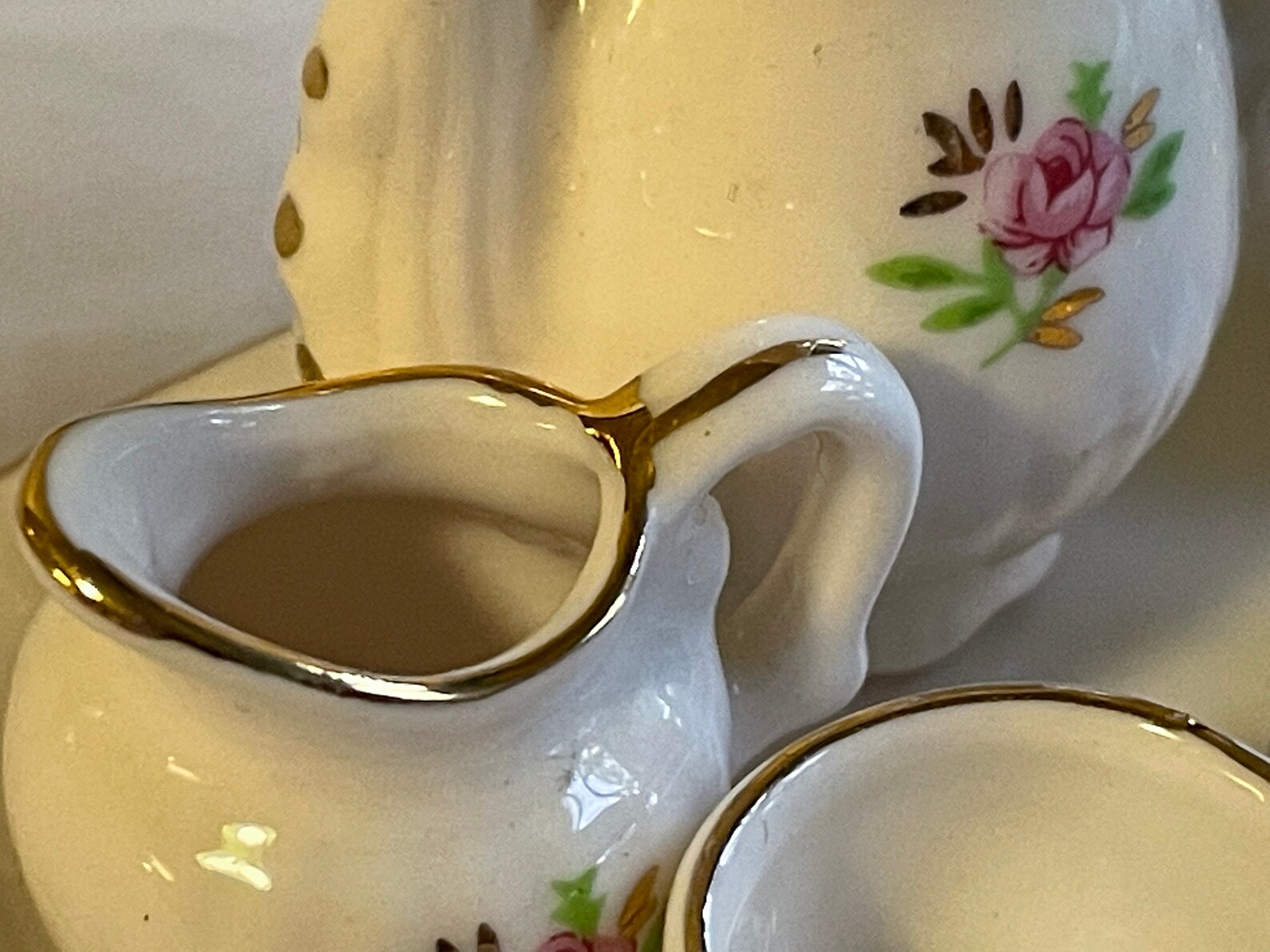 Vintage Miniature Tea Set - Etsy