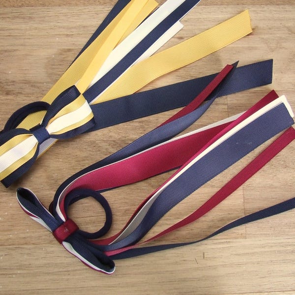 School Streamer Bow - Etsy