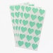 Pastel Mint Green Heart Sticker Seals Set of 54 - Etsy