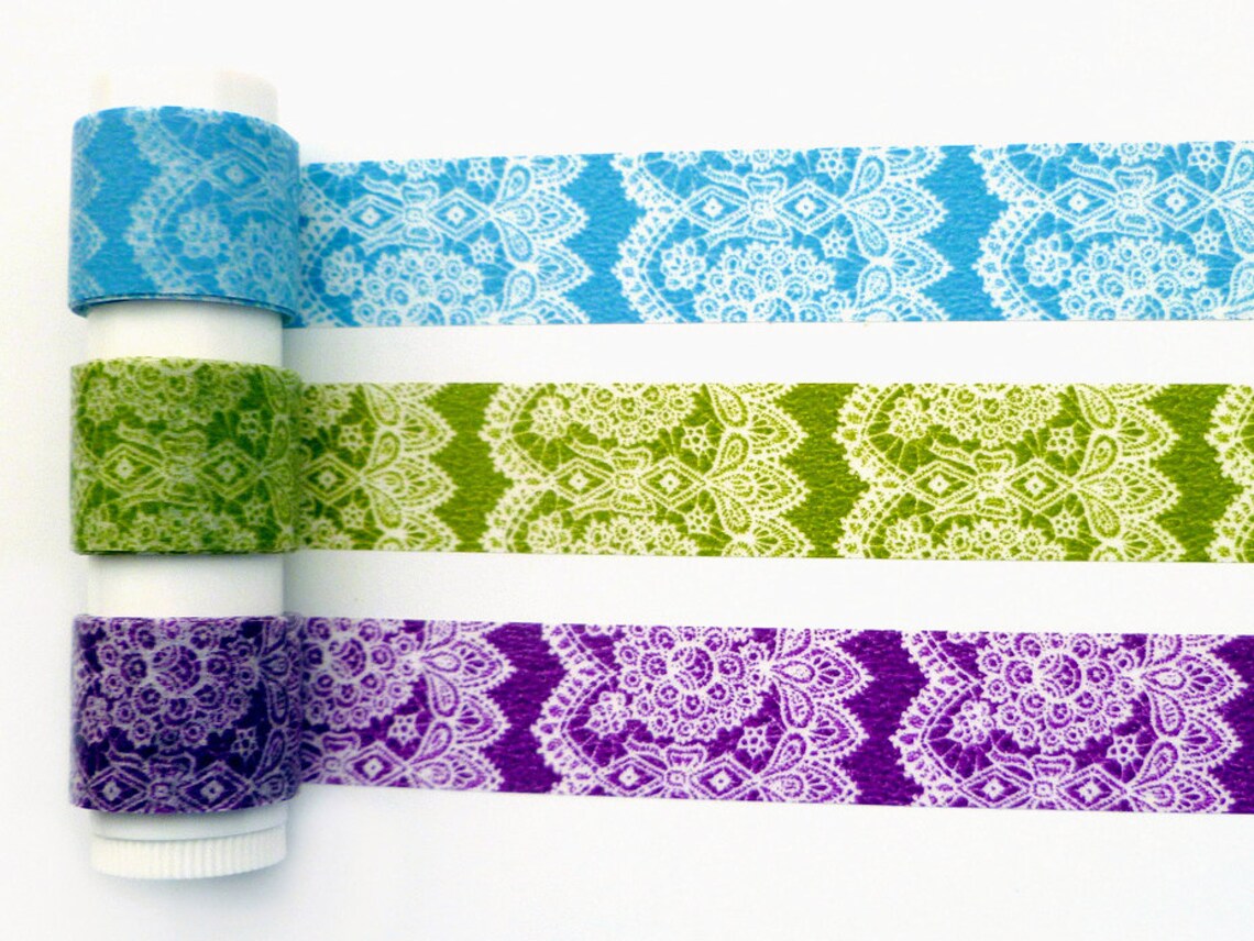 Classiky Lace Washi Tape Sampler Set - Etsy