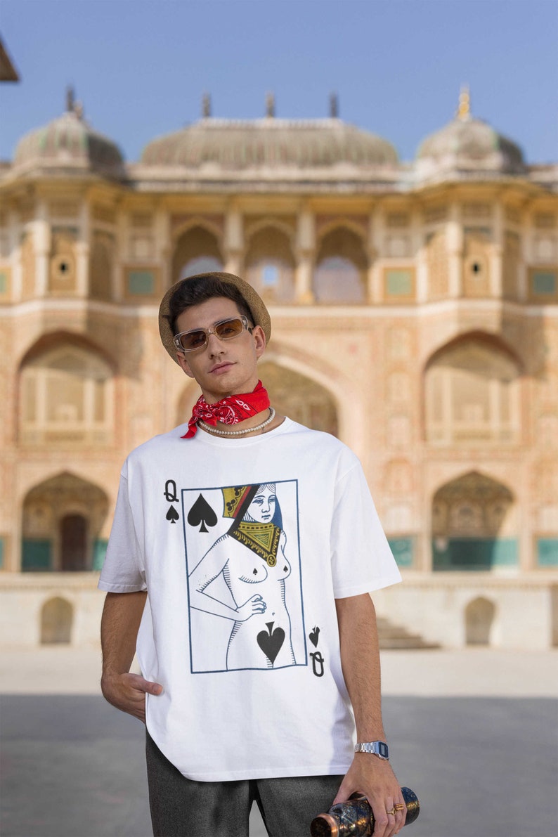 Funny Queen of Spades T-shirt, Queen of Spades Card Shirt, Playing Card ...