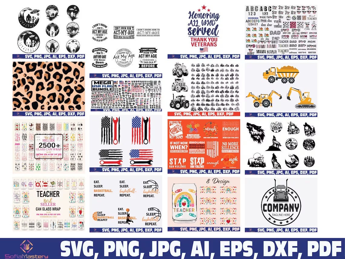Mega SVG Png Bundle, T Shirt Designs SVG PNG, Svg Files for Cricut ...