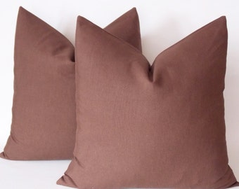 Dark brown pillow | Etsy