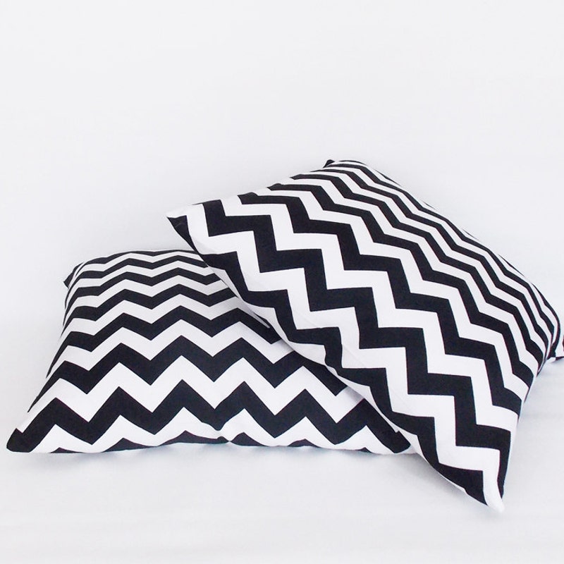 Black White Chevron - Etsy