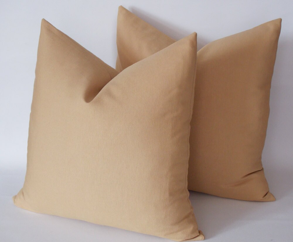 Set of 2 / Light Brown Pillow Decorative Throw Pillowpillow - Etsy