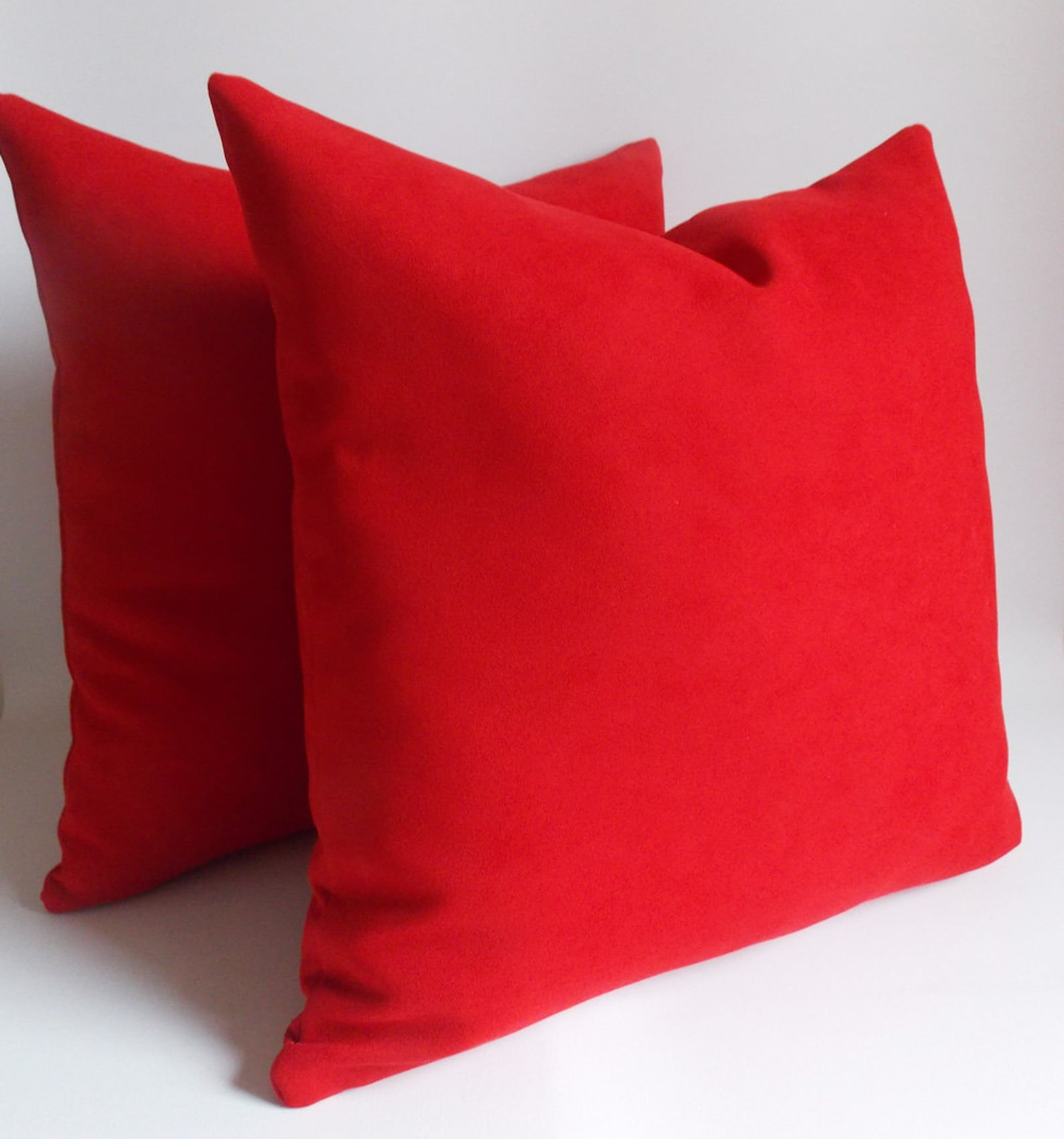 SET OF 2/velvet Red Pillow Decorative Pillow Throw Pillow - Etsy
