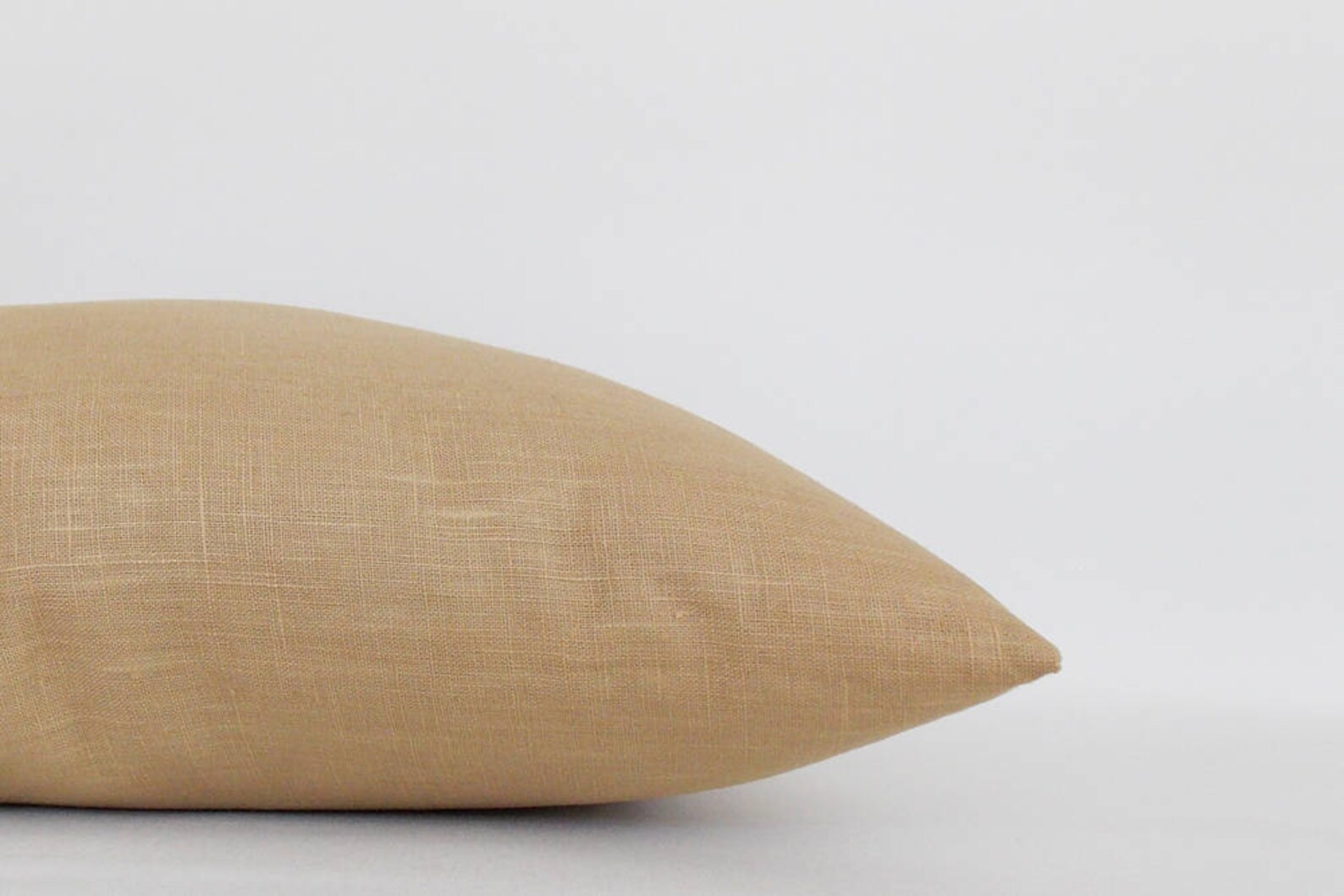 Natural Solid Beige Linen Pillow Cover / Cushion Linen Cover / | Etsy