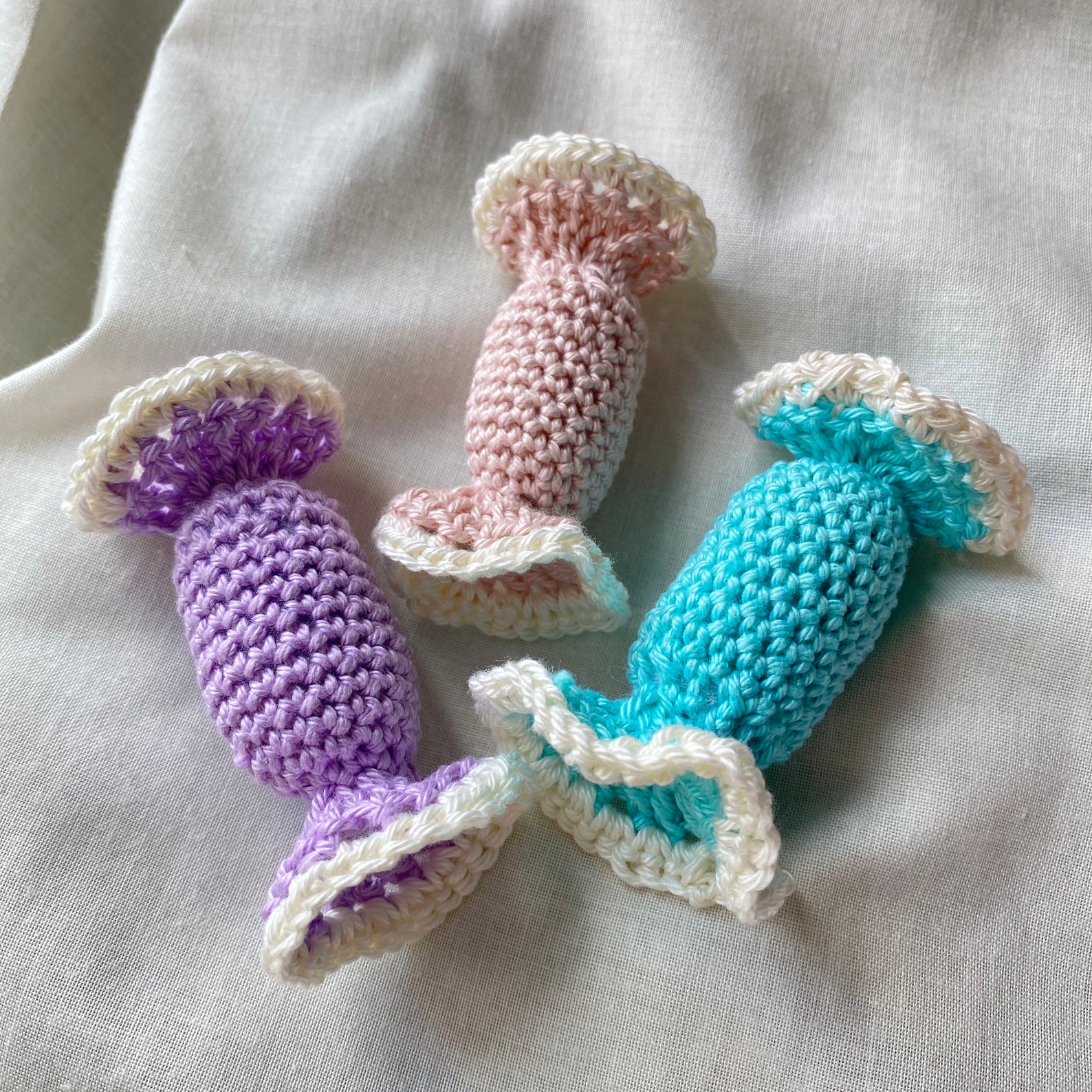 Crochet Candy Sweets Confectionery Play Food Kitchen - Etsy