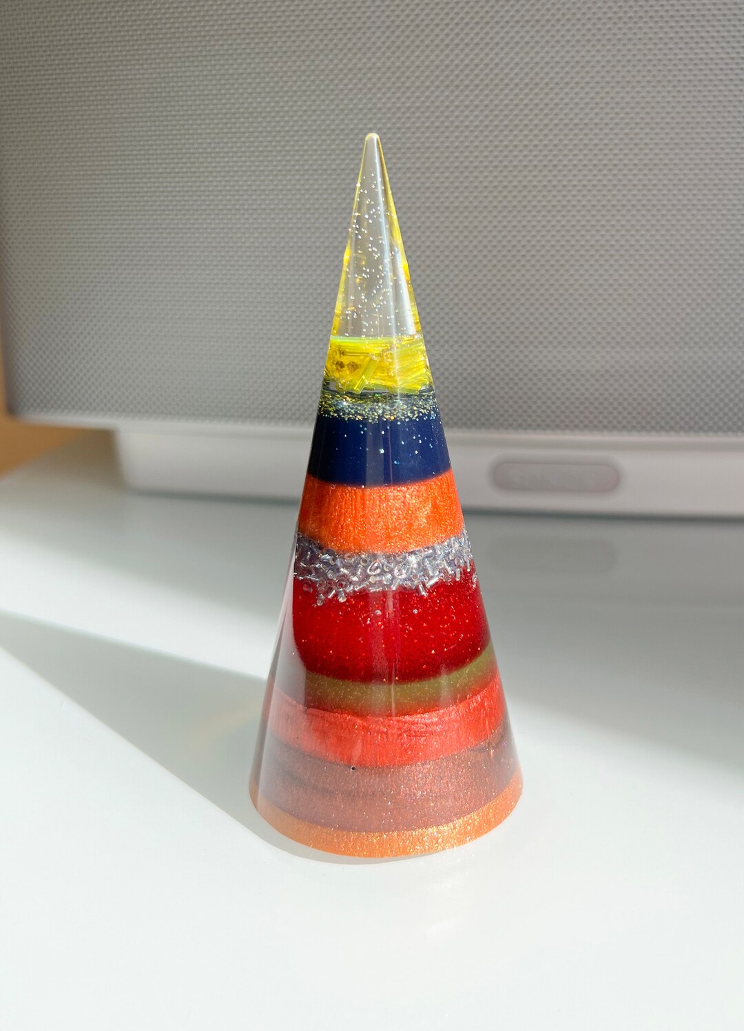 Rings Holder Cone Resin Ring Cone - Etsy