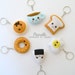 Felt Food Keychains Toast Donut Pancake Fried Egg Tea - Etsy UK