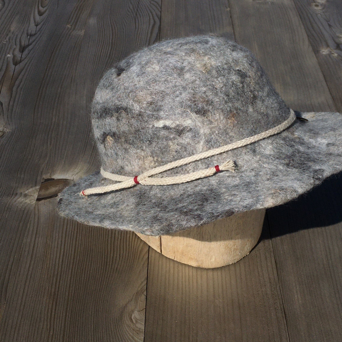 Sun Hat - Wet-felted Wool - Made to Order - Etsy