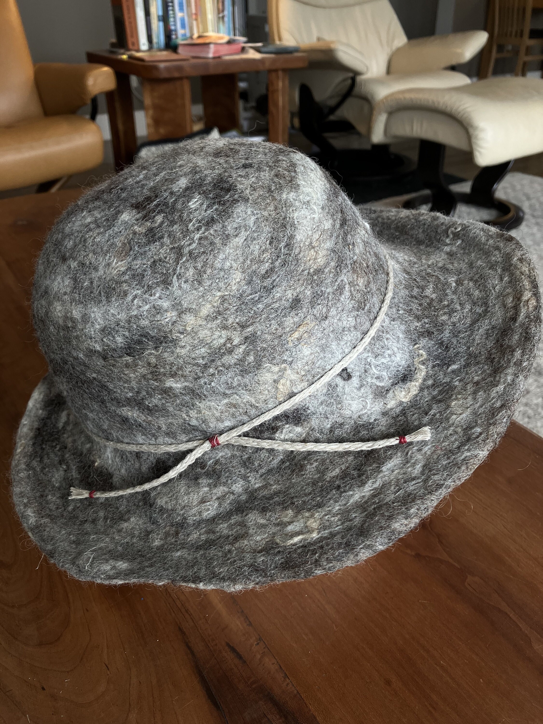 Sun Hat - Wet-felted Wool - Made to Order - Etsy