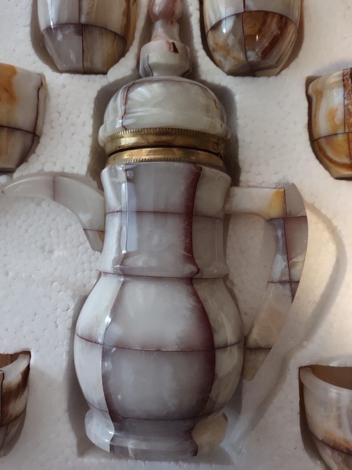 7 PC Onyx Tea Set - Etsy