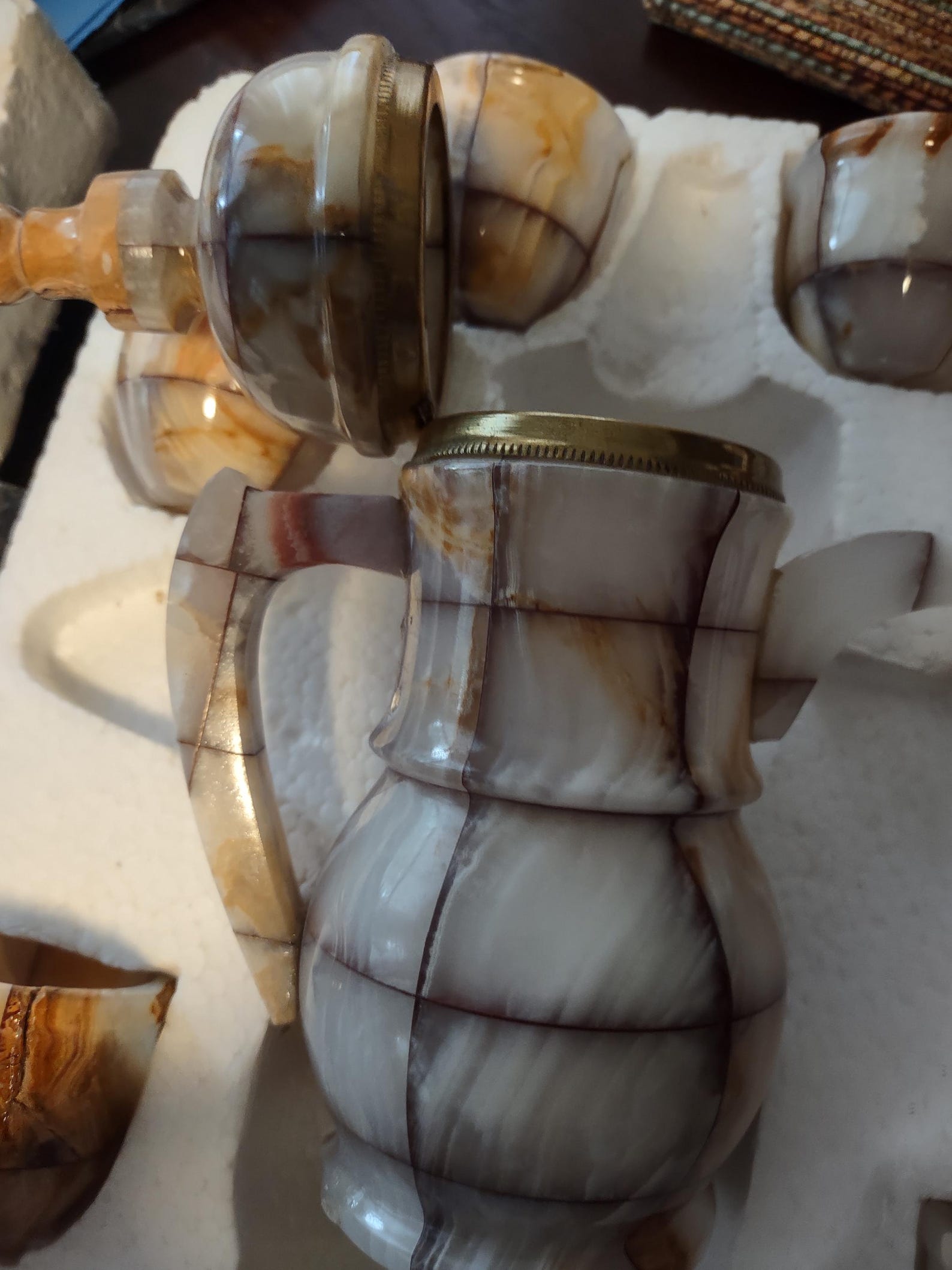 7 PC Onyx Tea Set - Etsy