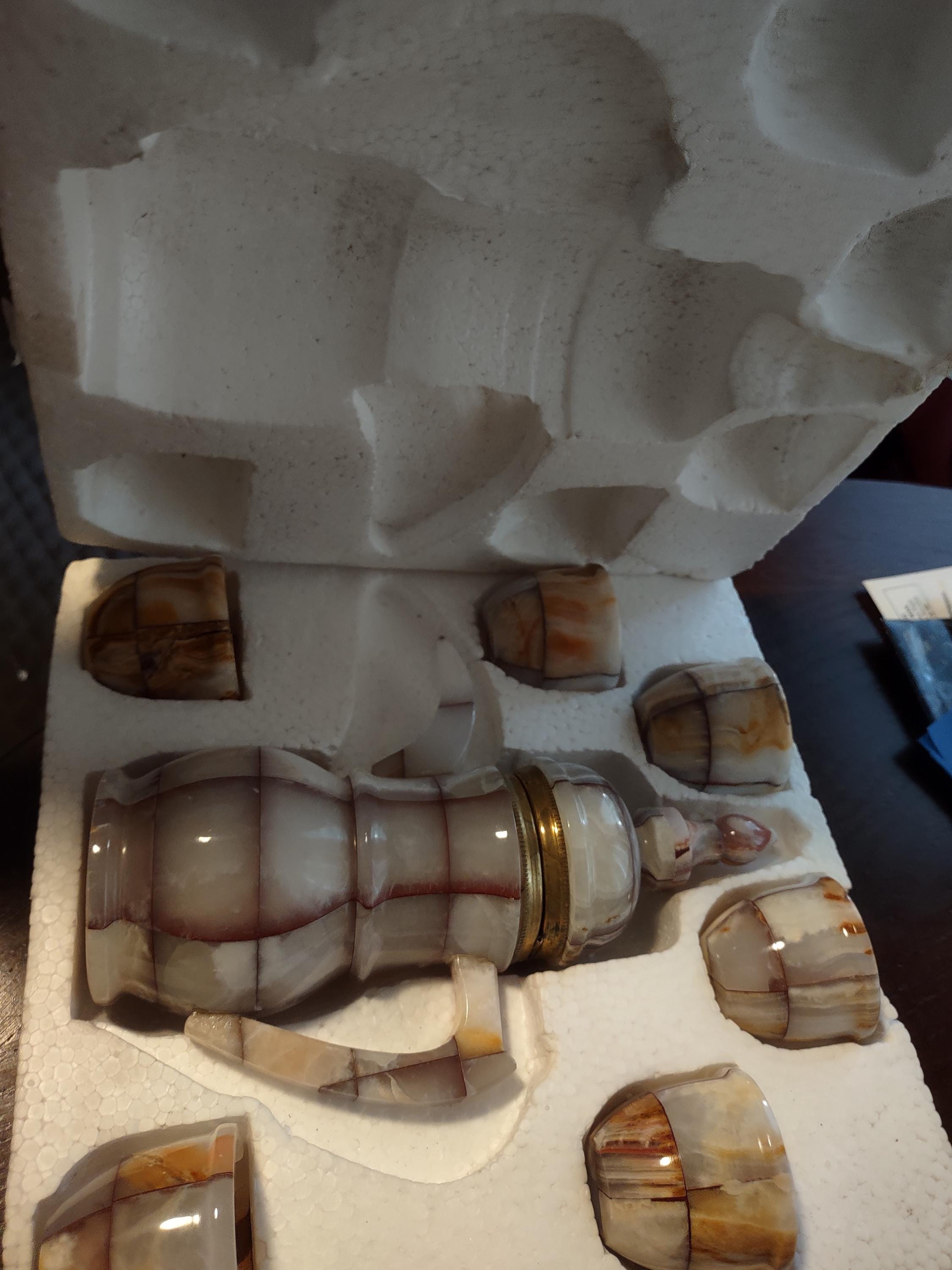 7 PC Onyx Tea Set - Etsy