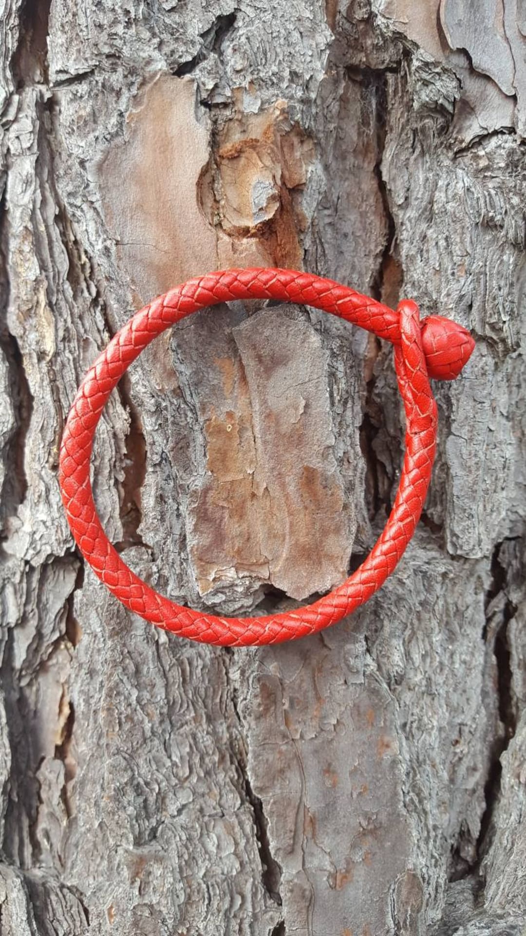Base Bracelet in Red, Kangaroo Leather - Etsy