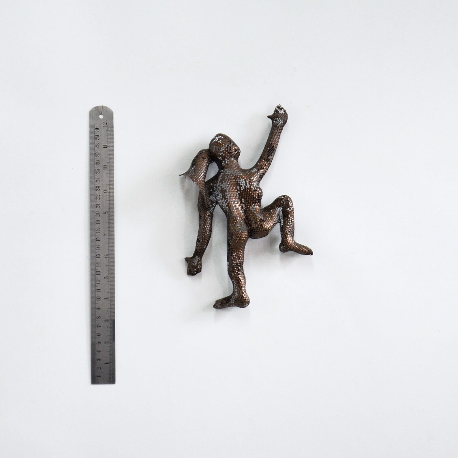 Metal Wall Art SET of 2 Miniature Climbing Figure Wall Decor - Etsy