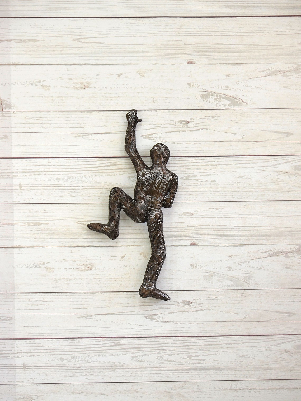 Climbing Sculpture Wall Art Gift for Home Decor Interior Design Rock ...
