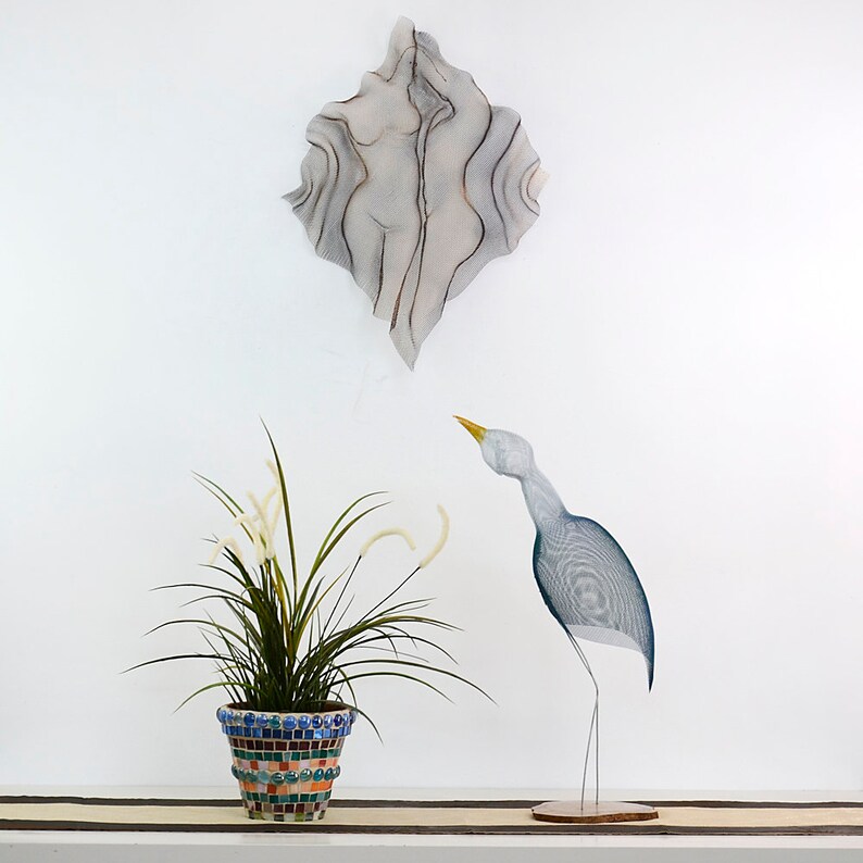 Metal Bird Sculpture Contemporary Metal Art Bird Figurines - Etsy