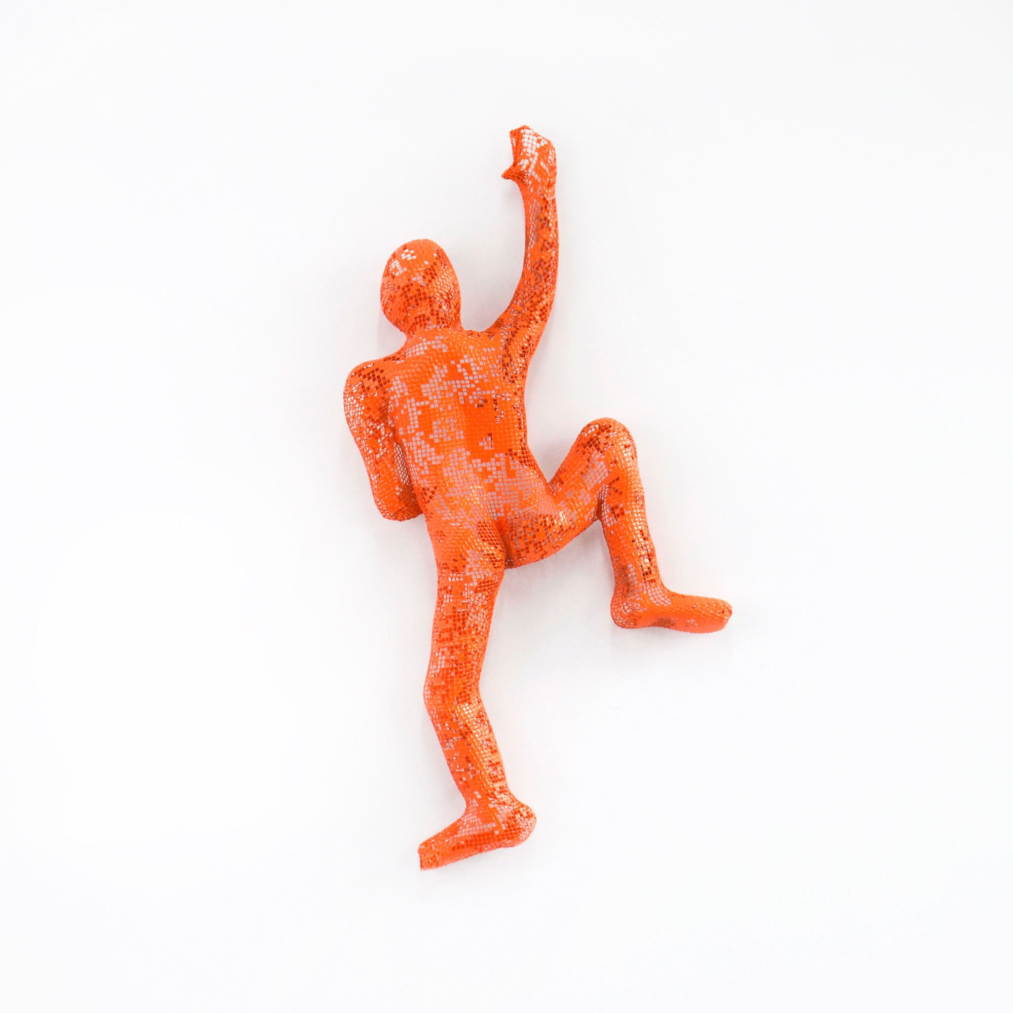 3d wall art Climbing man sculpture home decor metal wall | Etsy