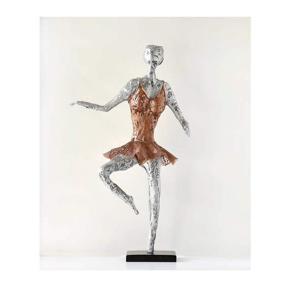 Metal Sculpture Ballet Dancer Sculpture Metal Wire Mesh | Etsy