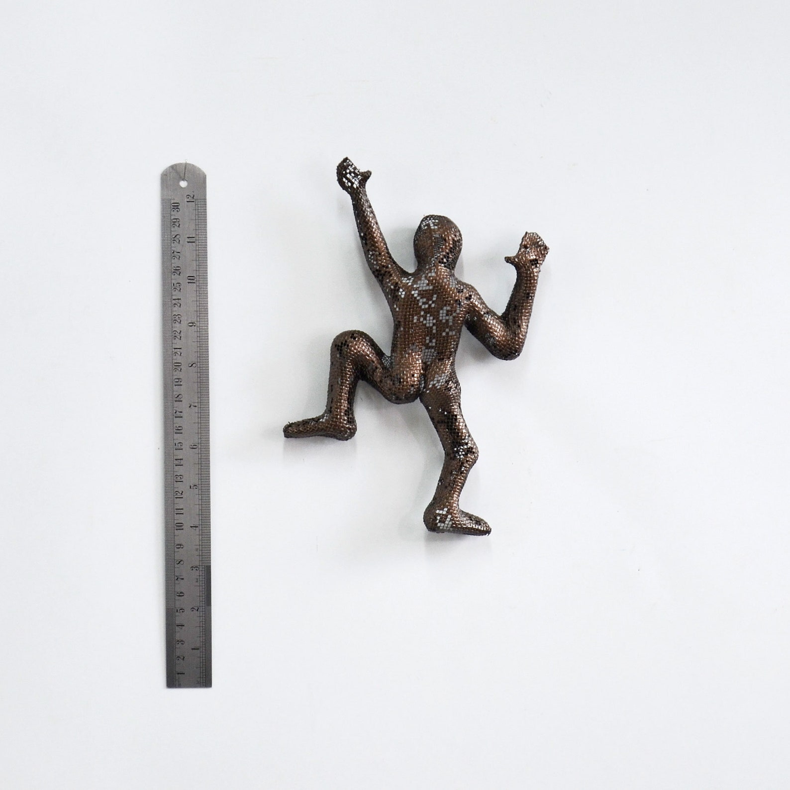 Metal Wall Art SET of 2 Miniature Climbing Figure Wall Decor - Etsy