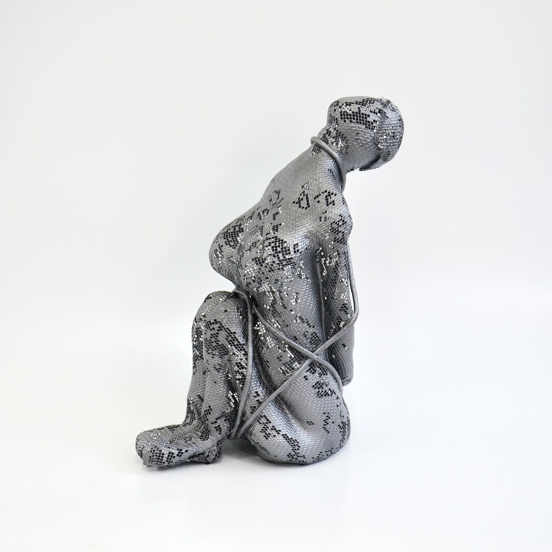 Contemporary Metal Art, Female Sculpture, Unique Home Decor, Abstract ...