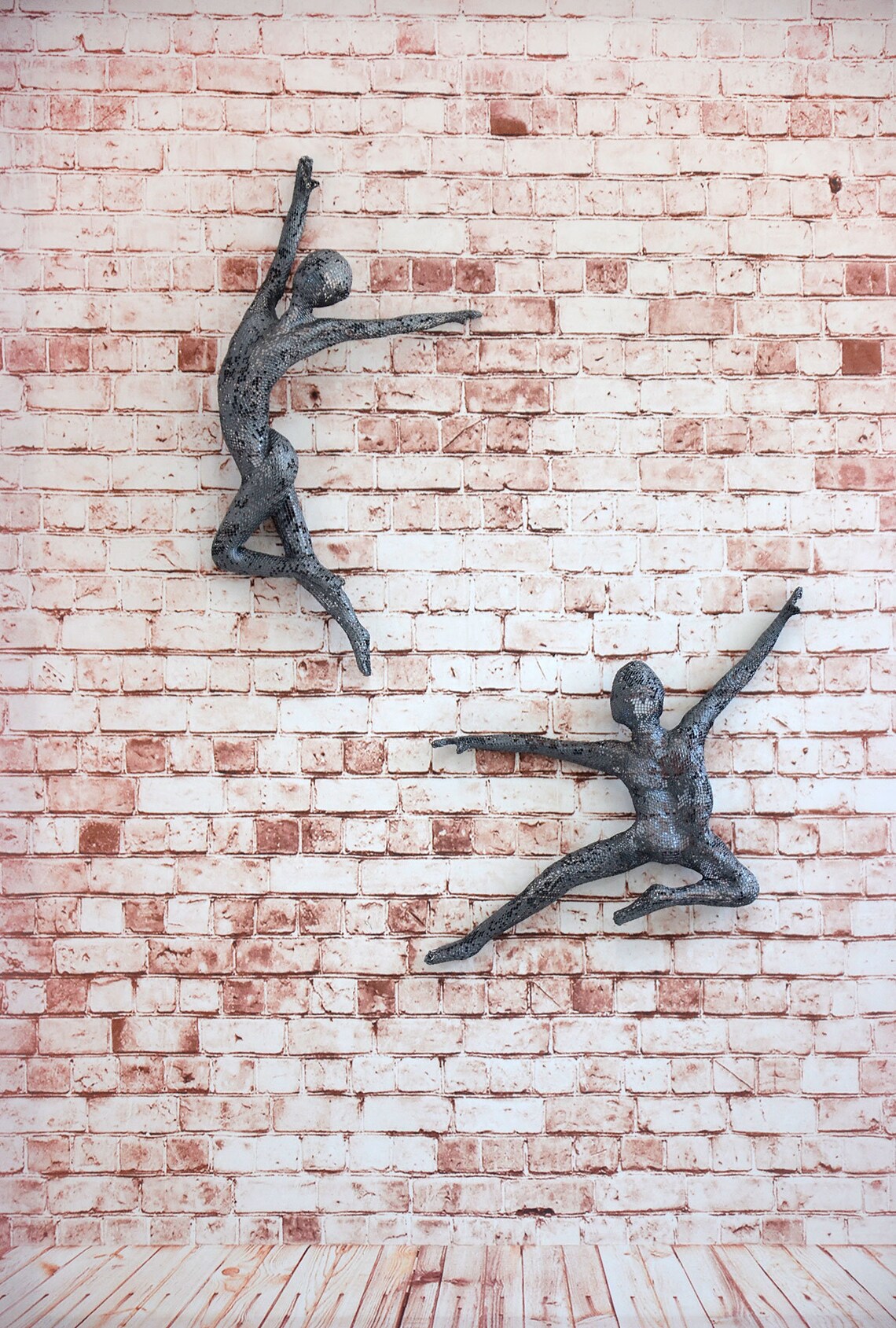 Dancer acrobat sculpture wire mesh sculpture home decor | Etsy