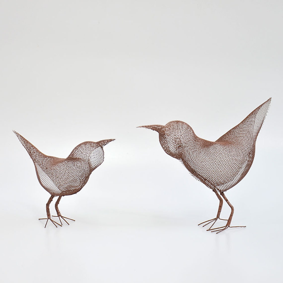 Bird sculpture Metal birdartwork Contemporary metal art | Etsy