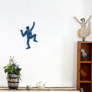 Climbing Sculpture Wall Art Gift for Home Decor Interior Design Rock ...