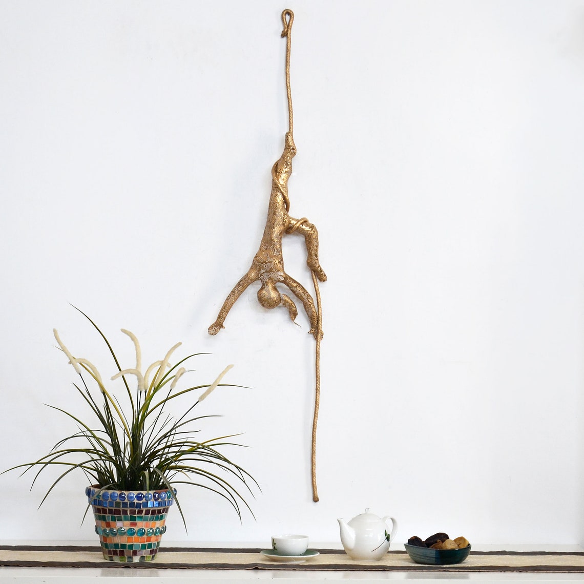 Acrobat Sculpture Female Sculpture Wire Mesh Sculpture - Etsy