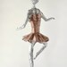 Metal Sculpture Ballet Dancer Sculpture Metal Wire Mesh - Etsy Israel